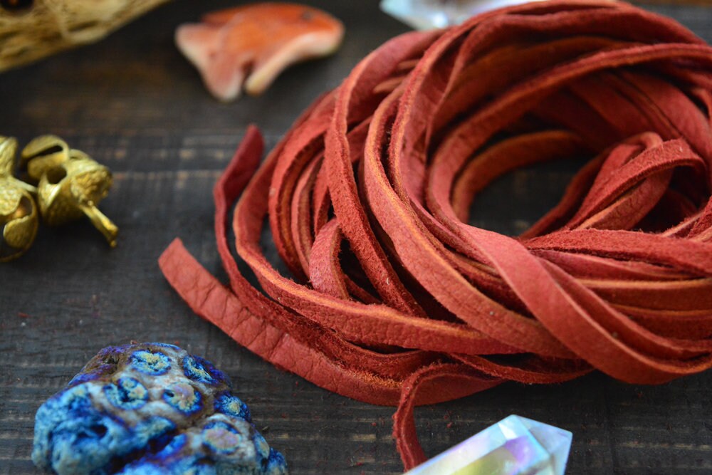 Sienna Brown: 5mm Deer Suede Leather Lace 40 strap | Etsy