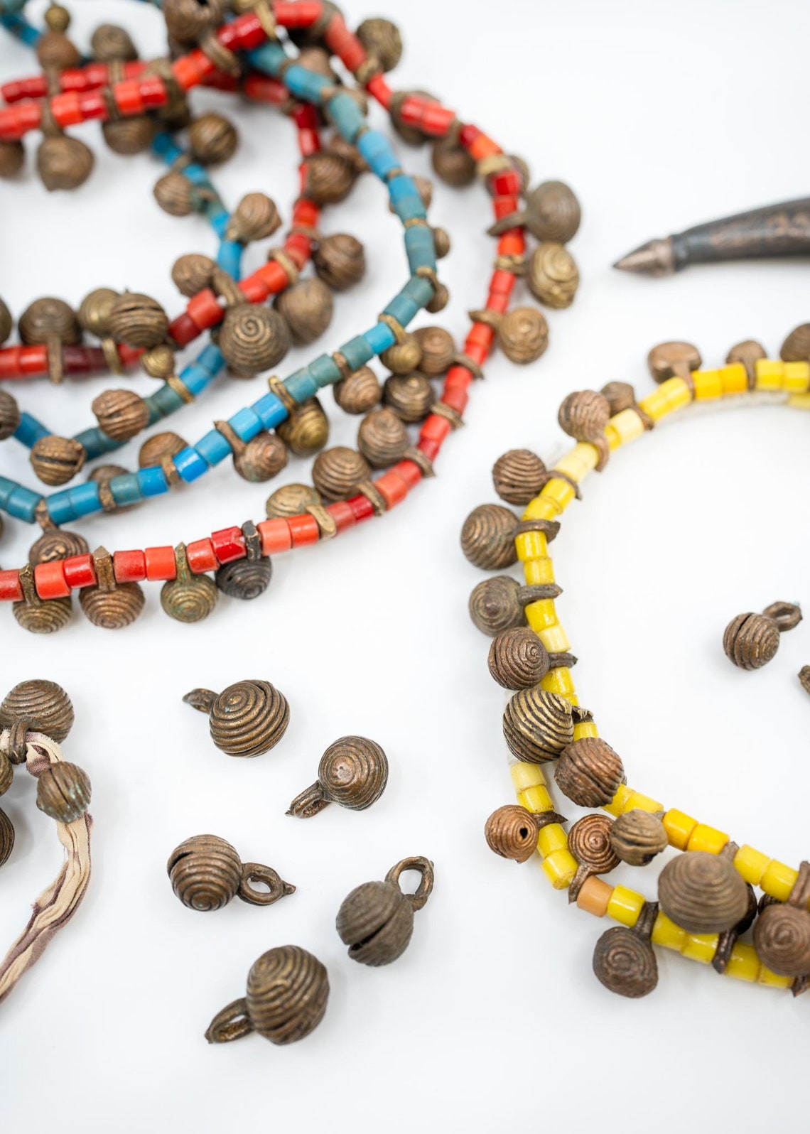 African Jingle Bell: Vintage Antique Brass Bronze Tribal African Baule ...