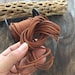 Cinnamon Brown Faux Suede Leather Cord, 15 Feet Bundle (5 Yards ...