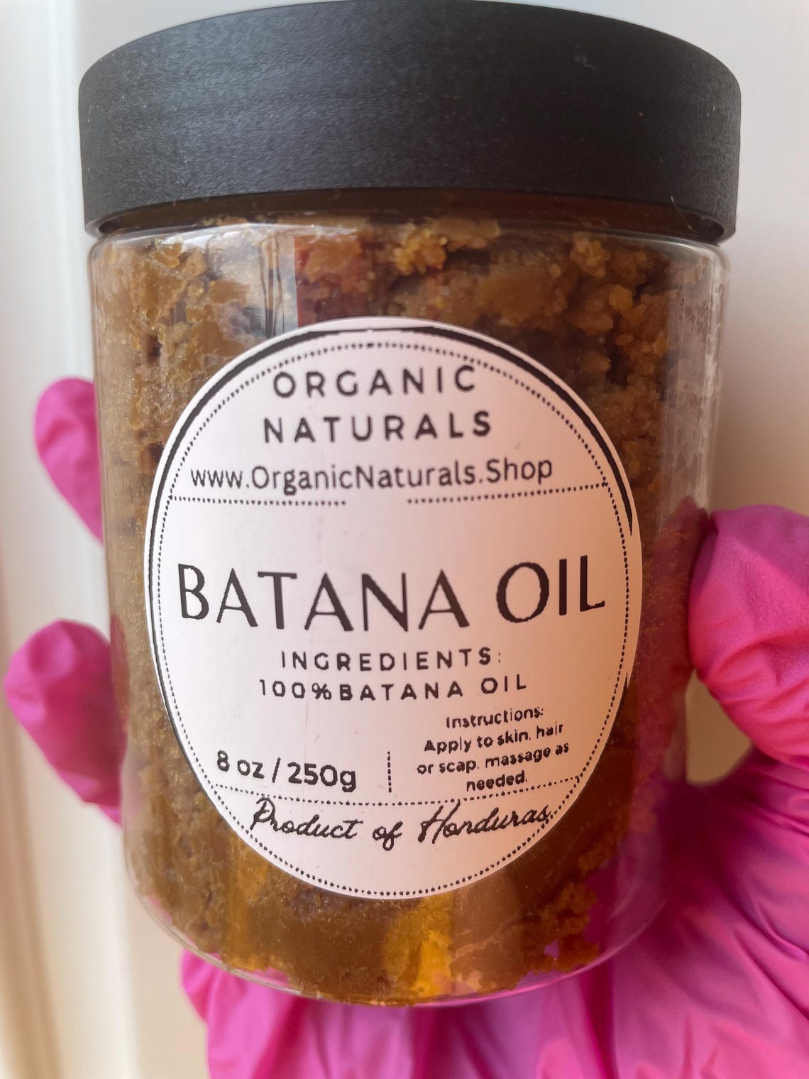 Pure Batana Oil From Honduras Raw Organic Hair Scalp Treatment Promotes ...