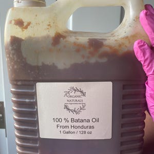 Raw Organic Batana Oil From Honduras - 1 Gallon Bulk - Etsy