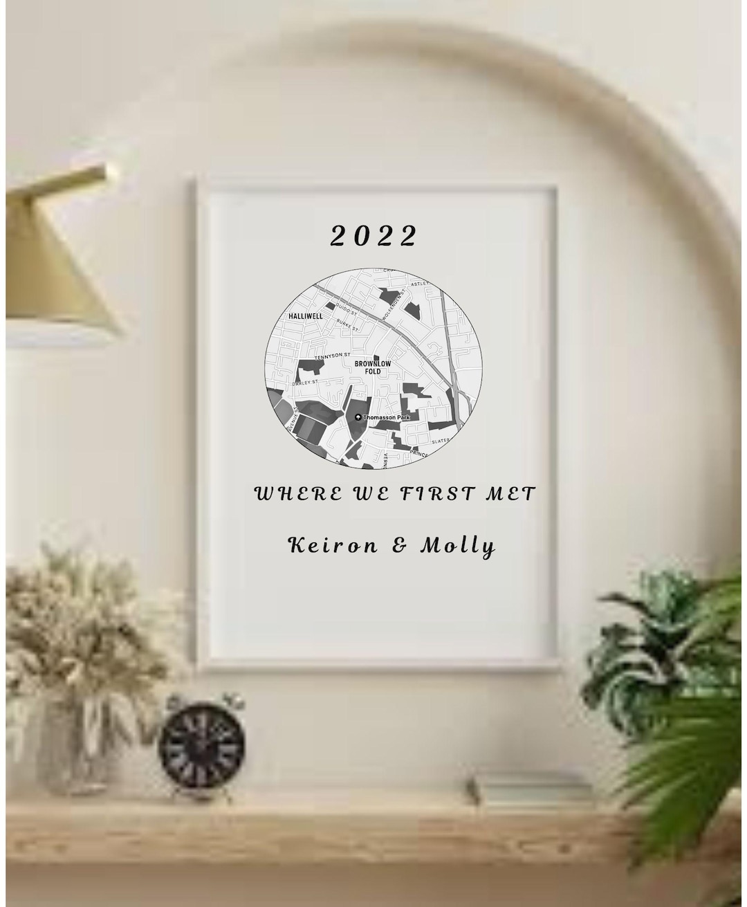 Digital Download, Where We First Met, Cute Couple Wall Art, Cute ...