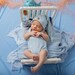 Handcrafted Rustic Wooden Baby Bed - Minimalist Newborn Photography ...