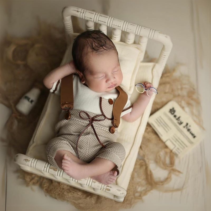 Newborn Baby Rustic Bed Prop - Etsy