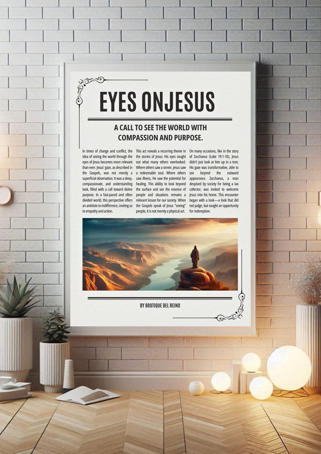 Digital Devotional Poster, Devotional Wall Art, Downloadable Faith ...