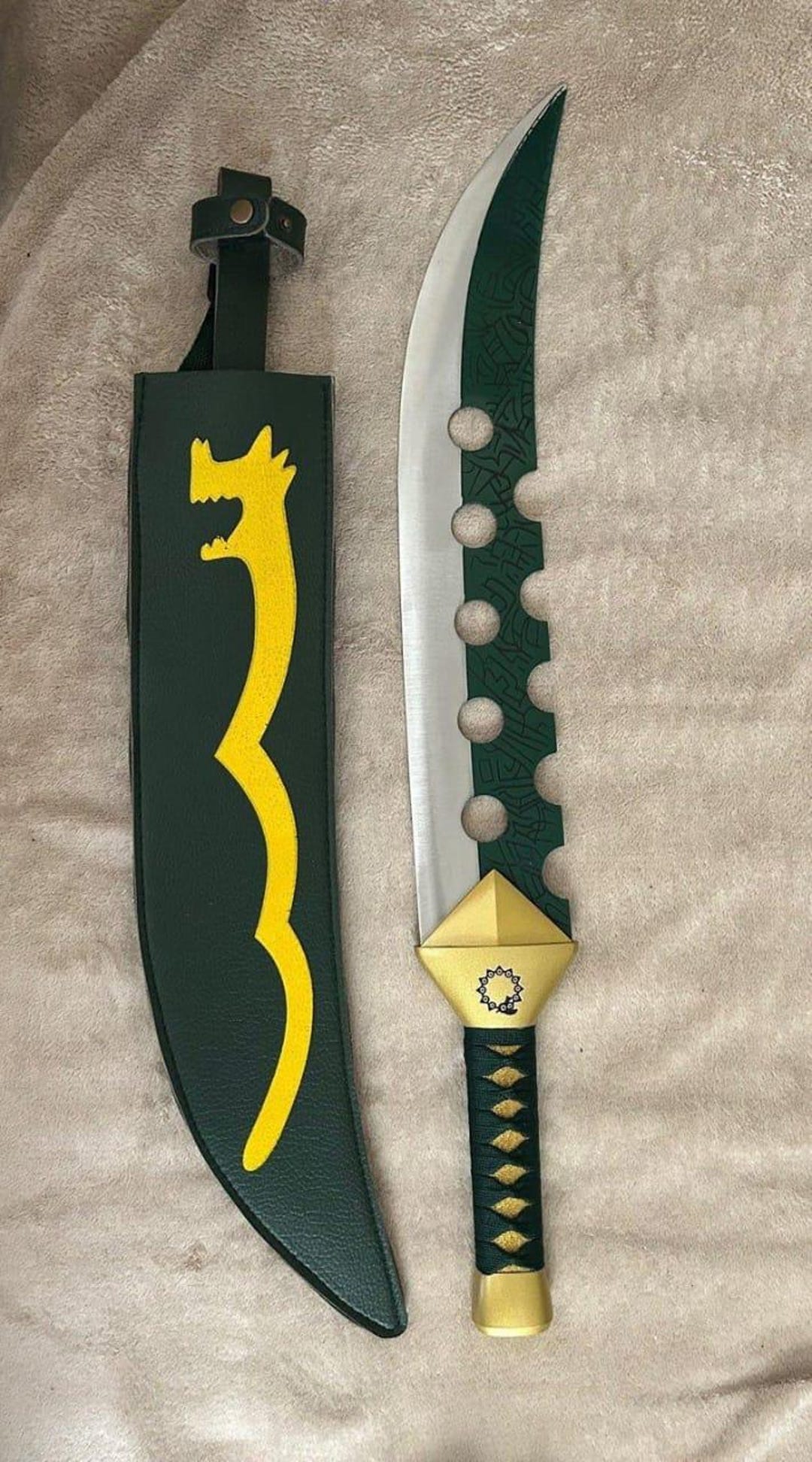 Lostvayne Sword Replica Demon Sword of Meliodas Seven Deadly Sins Blade ...