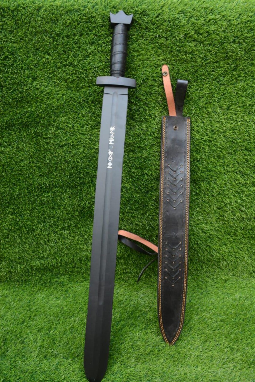 King Ragnar Lothbrok Viking Sword, Handcrafted Norse Replica Nordic ...