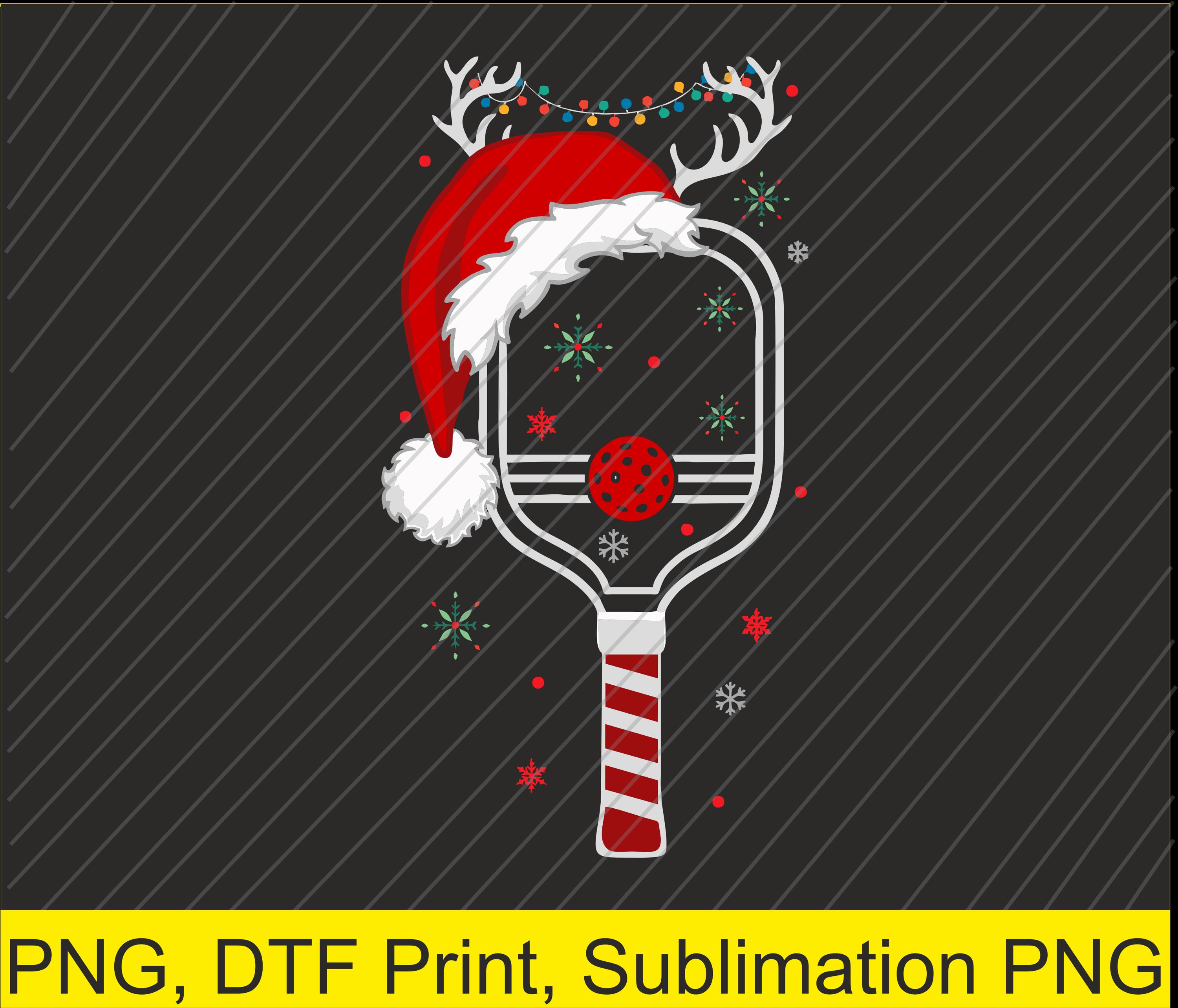 Pickleball Player Christmas Holiday Reindeer Xmas PNG | Digital ...