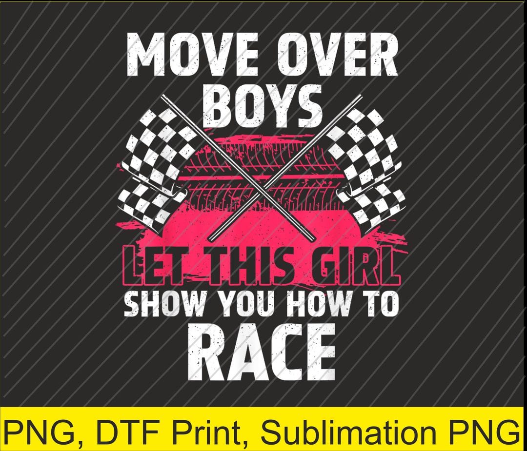 Car Racing Art for Women Girls Race Track Race Car Driver PNG | Digital ...
