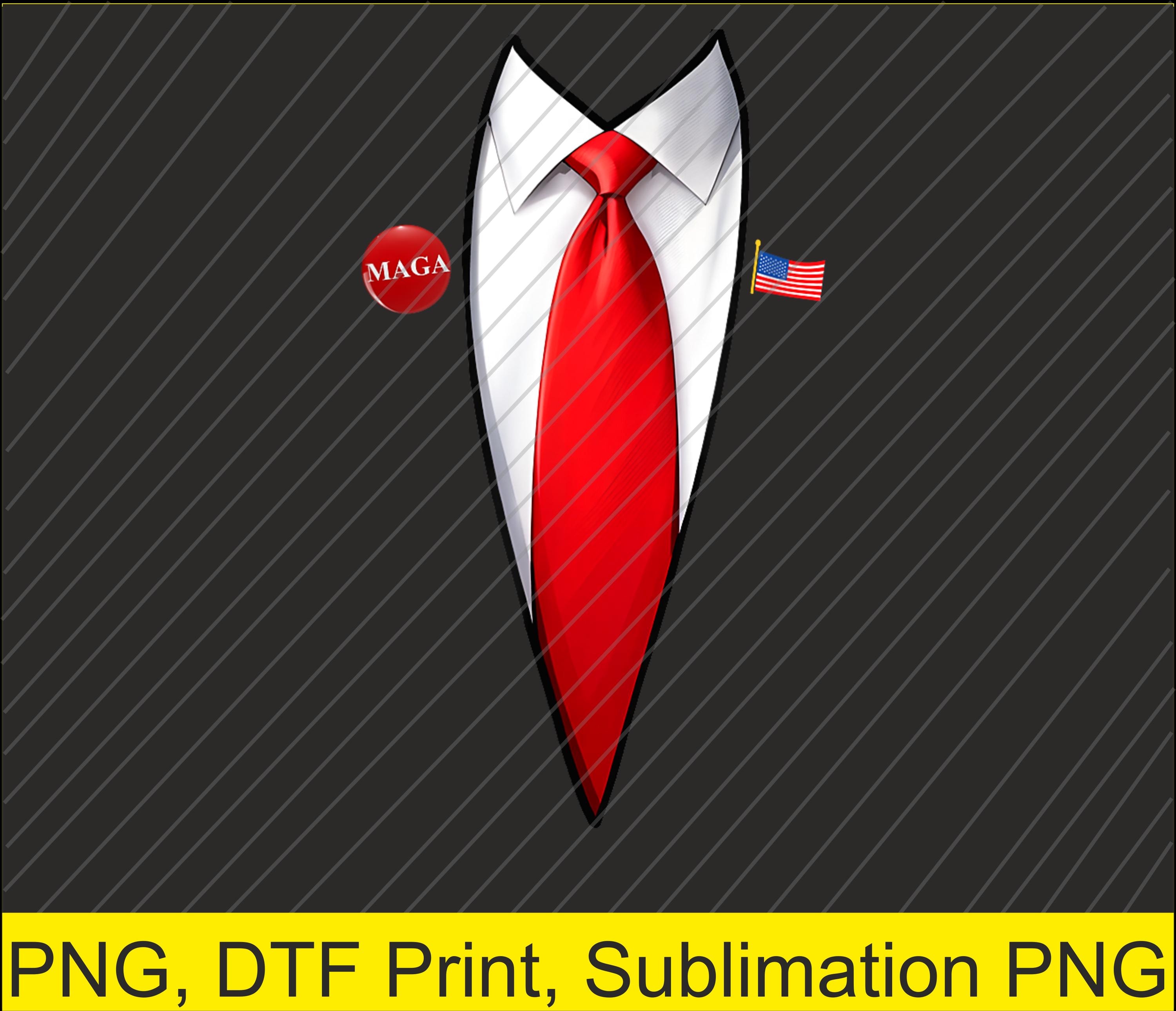 Trump 2024 Halloween Costume, Donald Trump Tuxedo PNG | Digital ...