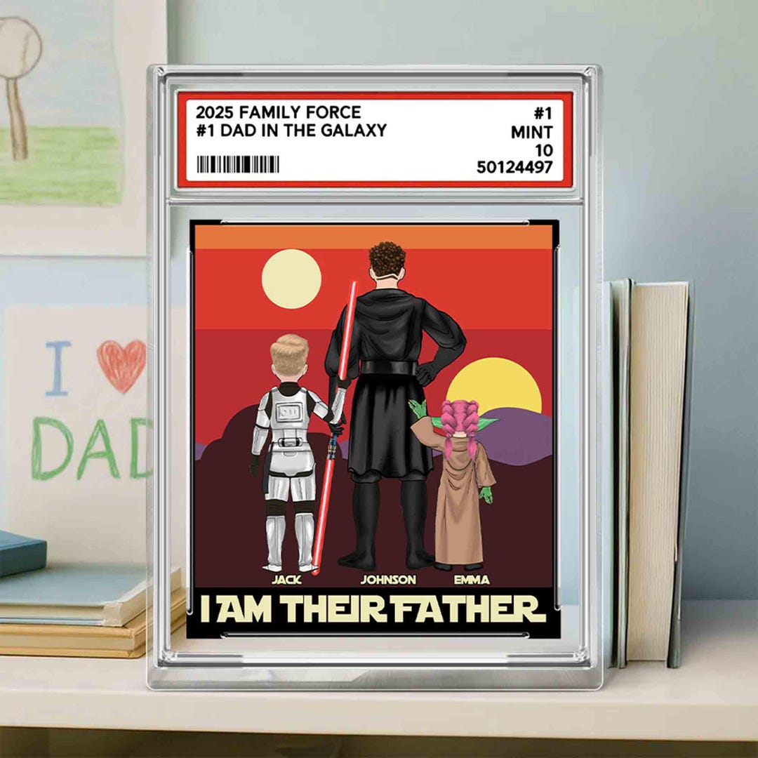 I Am Their Father - Personalized Acrylic Block Plaque for Husband Dad ...