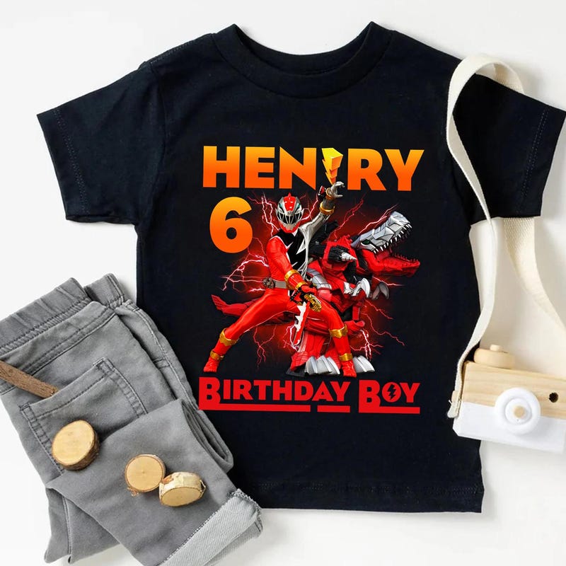 Power Rangers Boys Shirt - Etsy