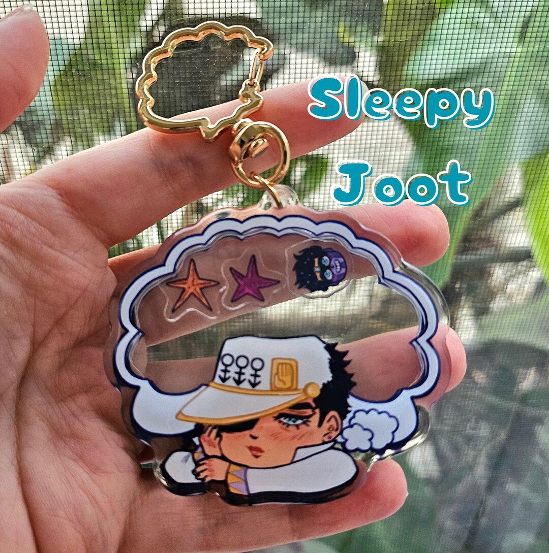 Sleepy Joot JJBA Shaker Acrylic Charm - Etsy
