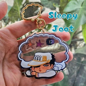 Sleepy Joot JJBA Shaker Acrylic Charm - Etsy