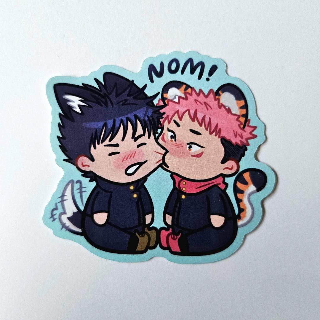 NOM! Itafushi JJK Vinyl Sticker - Etsy