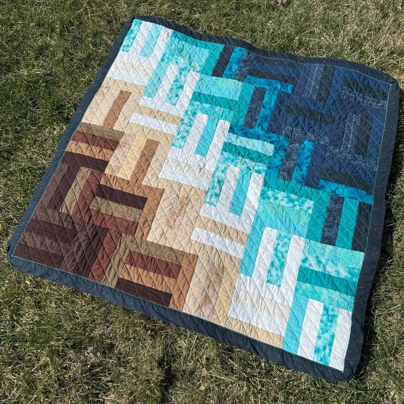 Rail Fence Quilt Pattern - Etsy