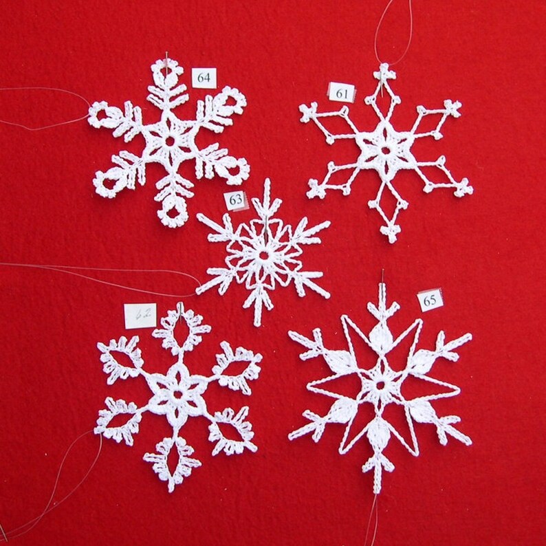 PDF Snowflake Pattern - SALE - You Choose 20 Sets - Etsy