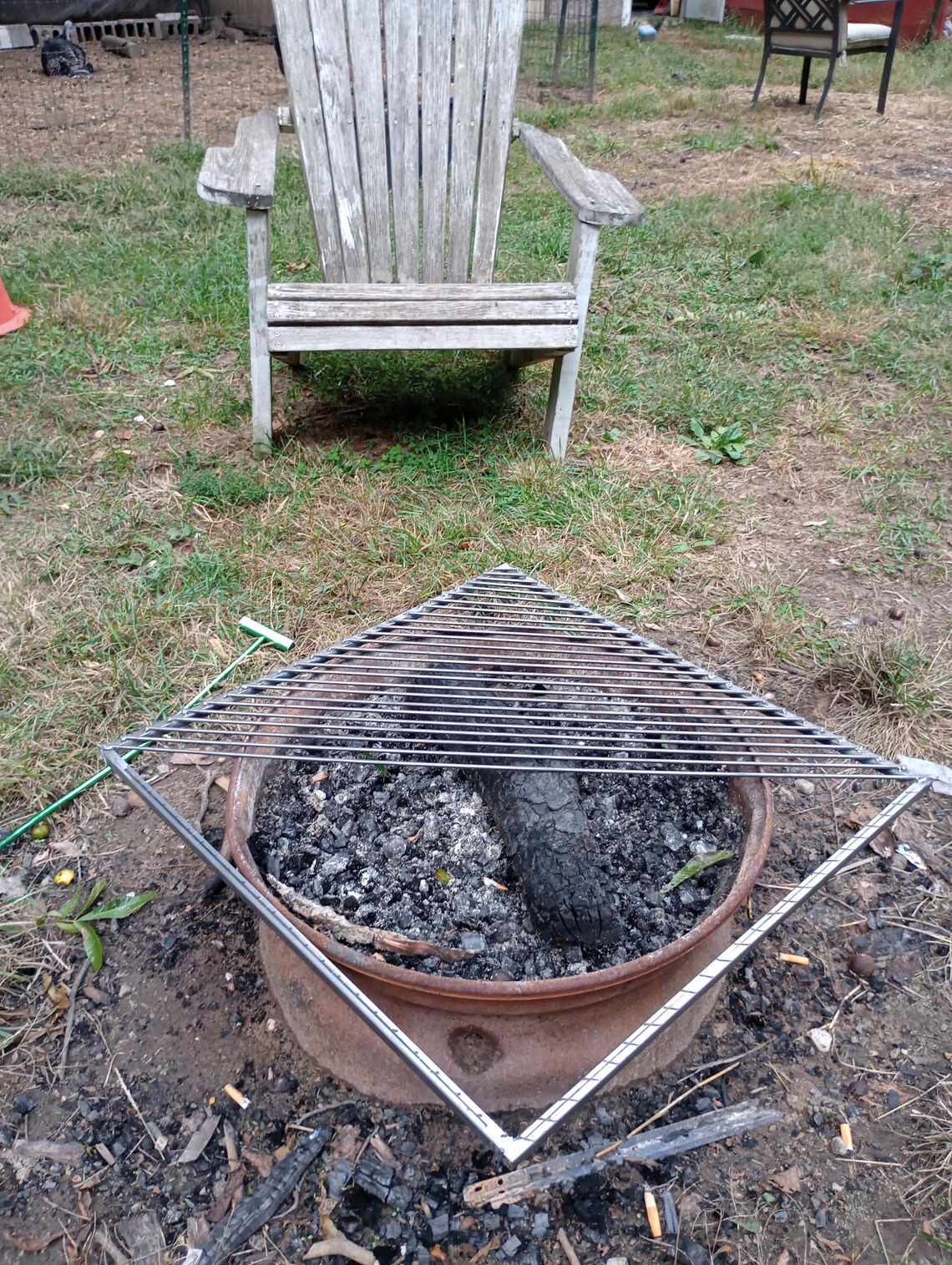 Custom Made Grill Grates W/ Fire Hole Access.. Made to Order in the USA ...