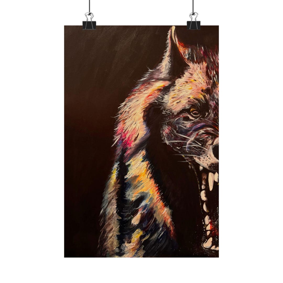 Matte Vertical Posters the Wolves Are Coming Wolf Painting - Etsy Canada