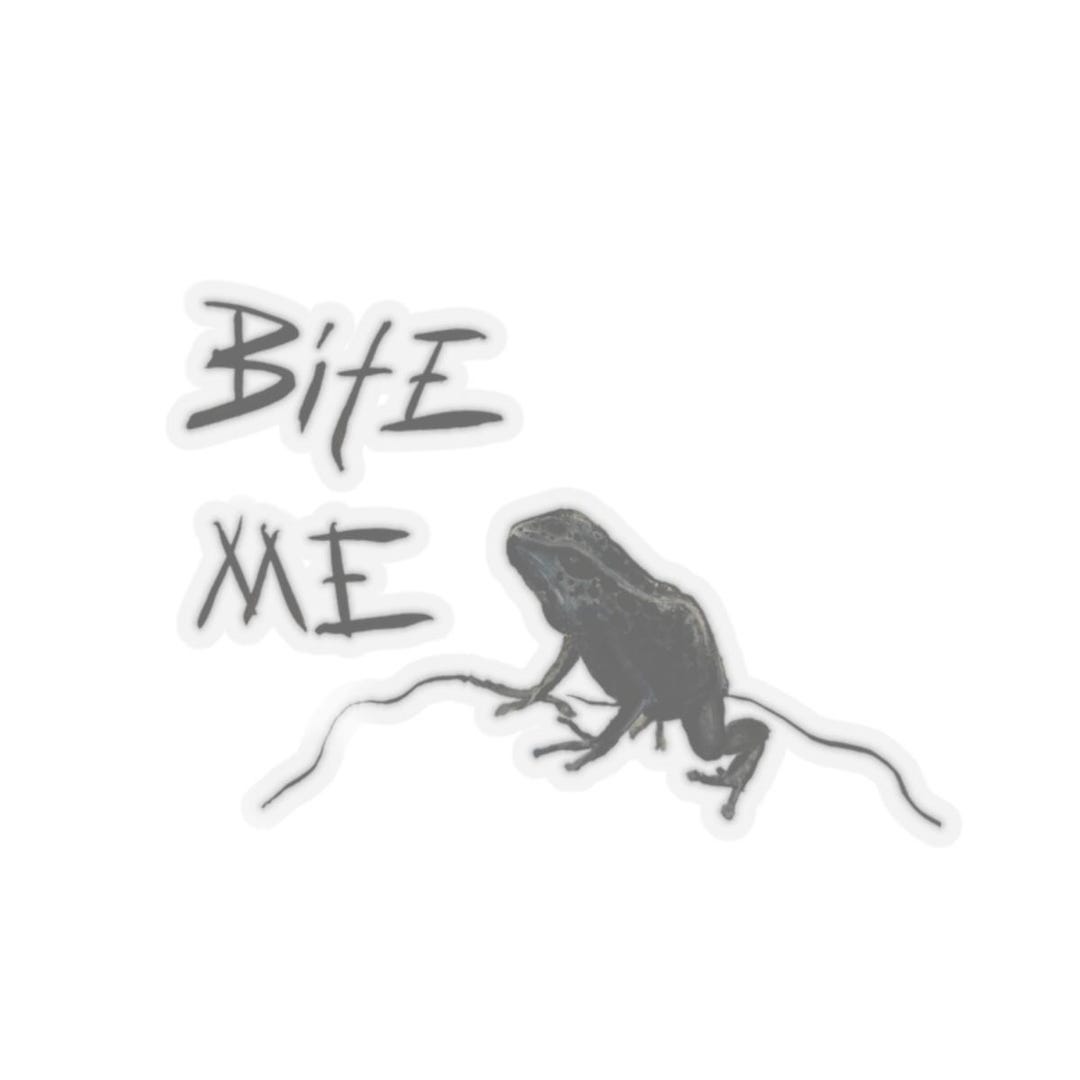 Kiss-cut Stickers Bite Me Poison Dart Frog - Etsy
