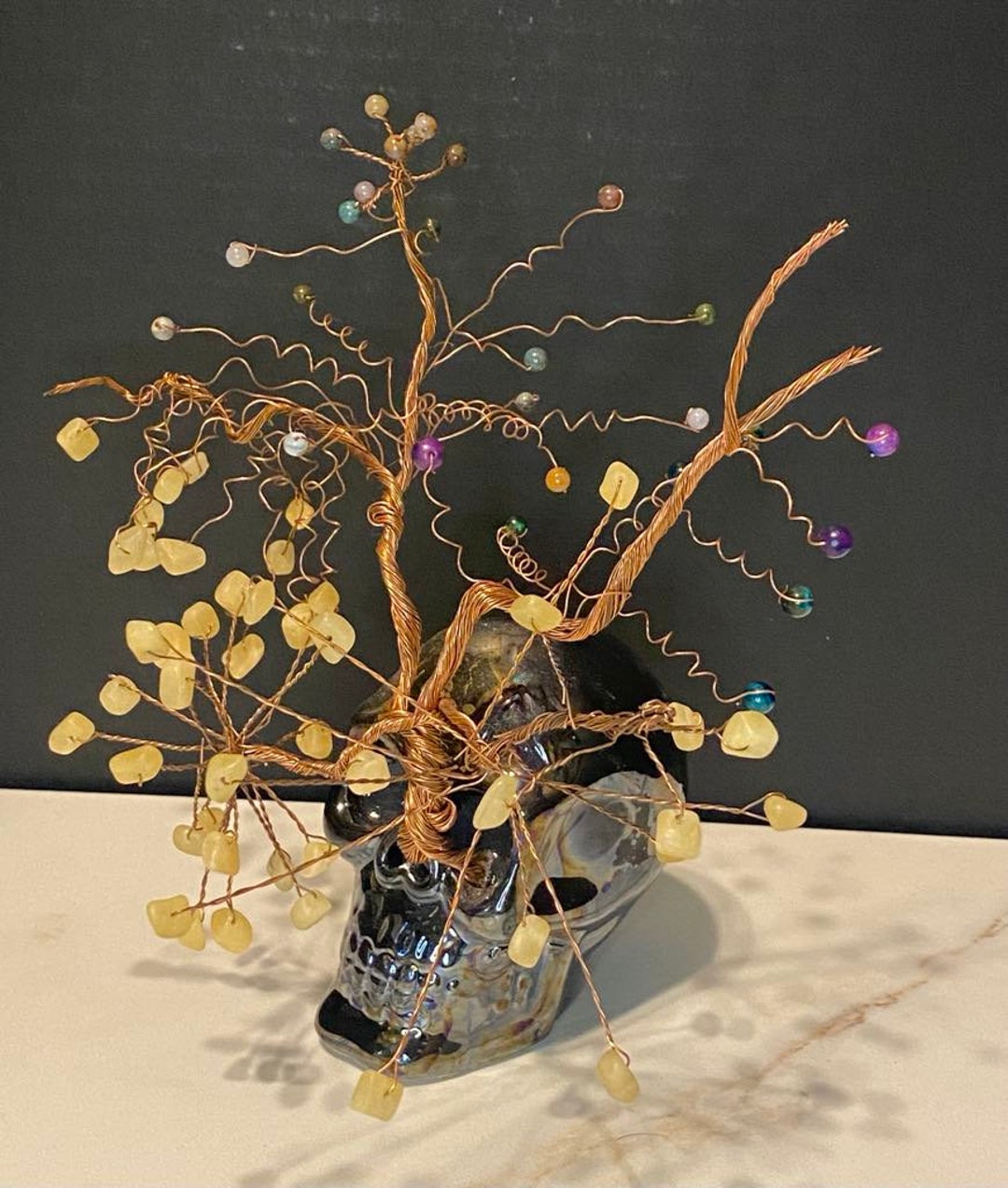 Mind's Eye Skull Wire Art - Etsy