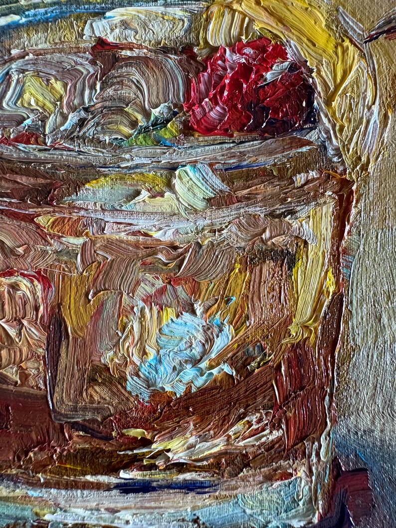Rum Old Fashion Art Cocktail Still Life Original Art Cherry Oil ...