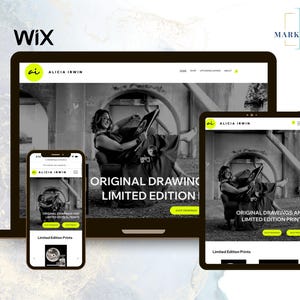 Fully Customizable Artist Wix Studio Website Template for Artists ...