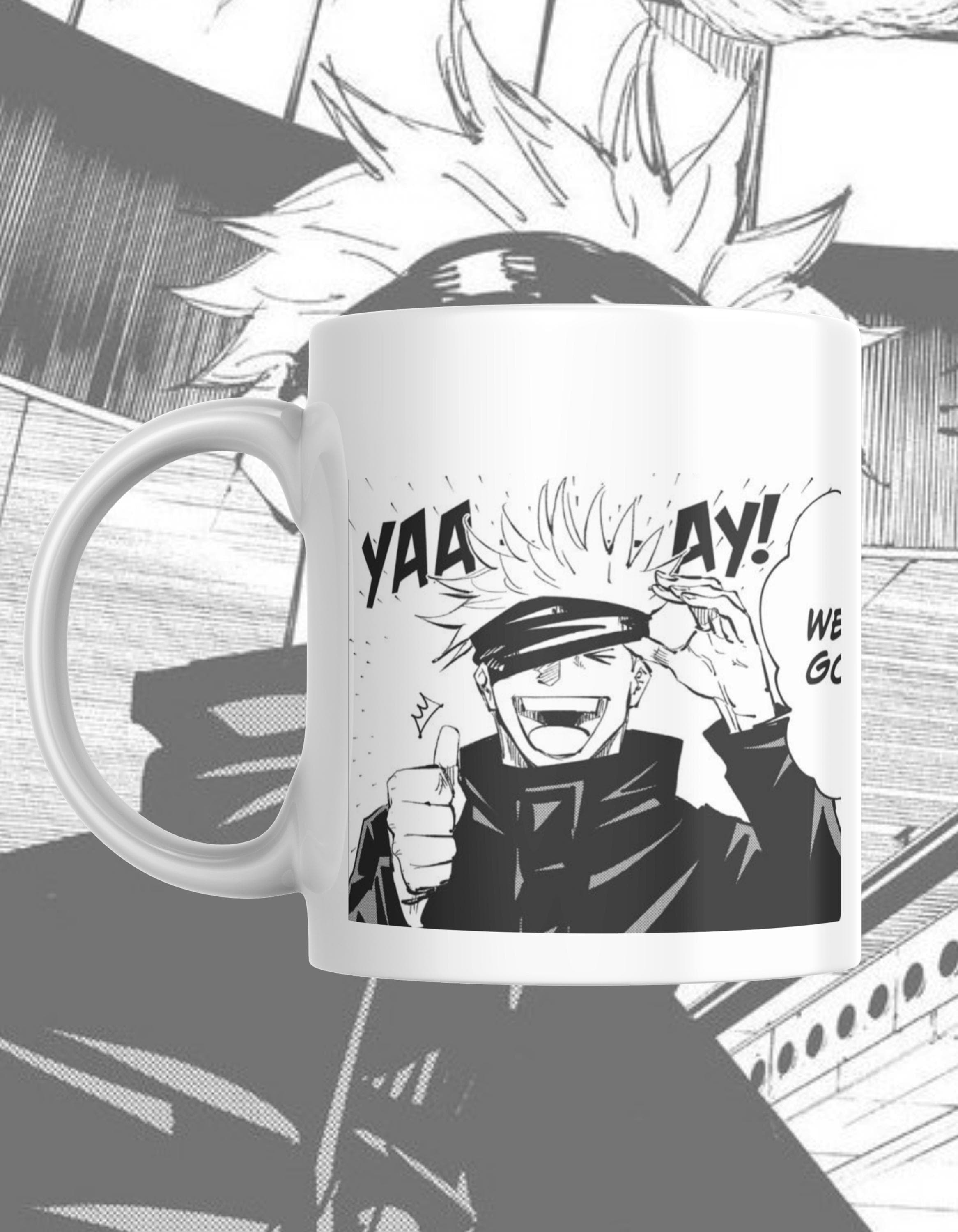 Satoru Gojo Manga Panel Mug, Jujutsu Kaisen Anime Gift - Etsy