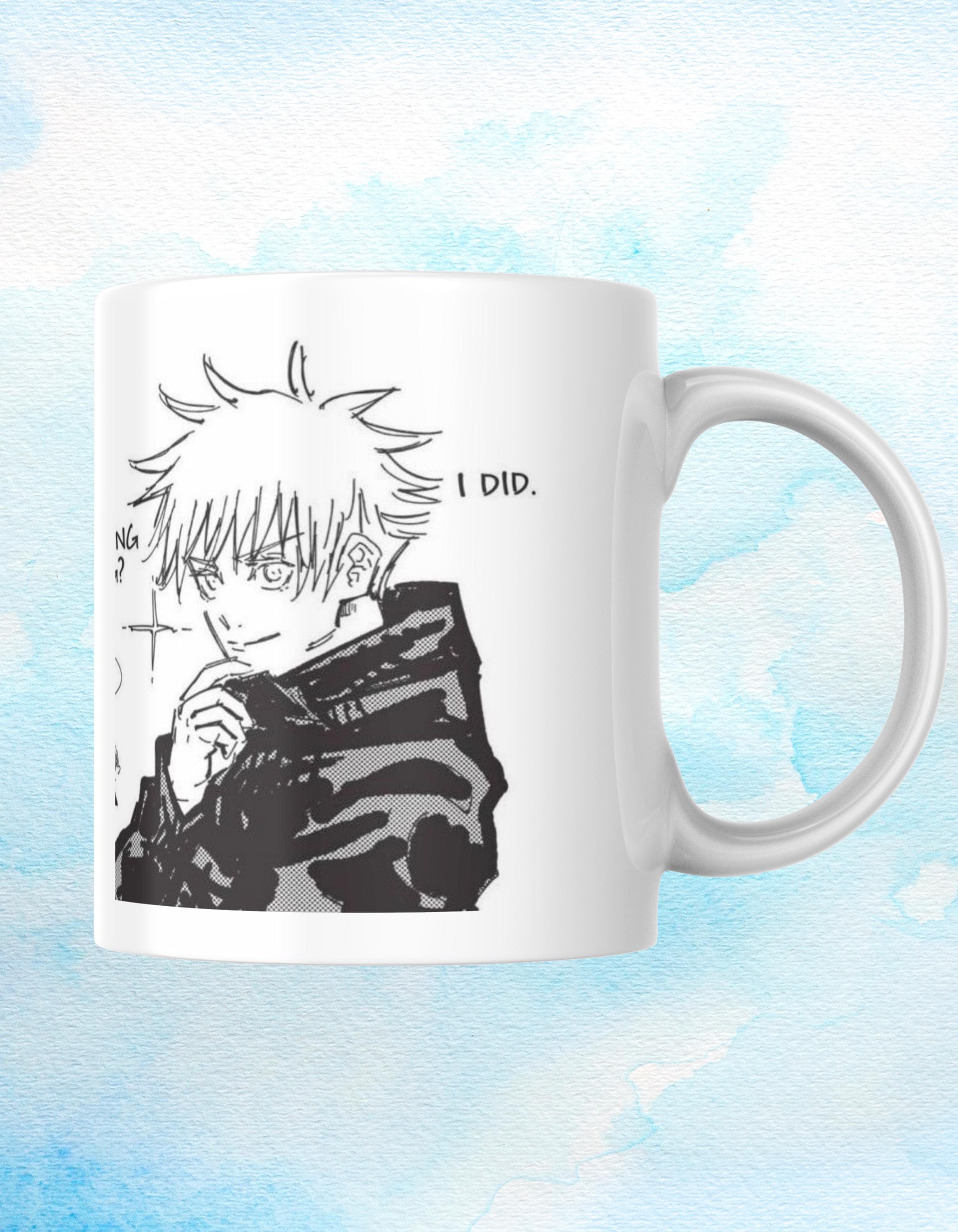 Satoru Gojo Manga Panel Mug, Jujutsu Kaisen Anime Gift - Etsy
