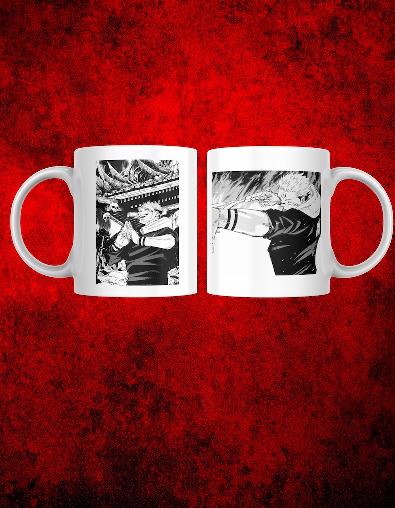Ryomen Sukuna Manga Panel Mug. Domain Expansion, Malevolent Shrine ...