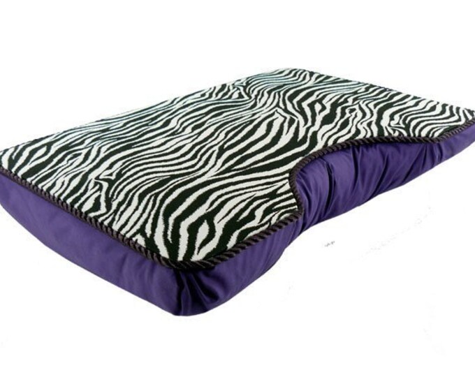 Zebra and Purple Lap Desk - Etsy