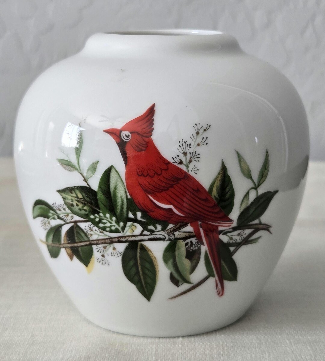 Vintage Gerold Porzellan Vase Red Cardinal Made in West Germany 3.8 ...