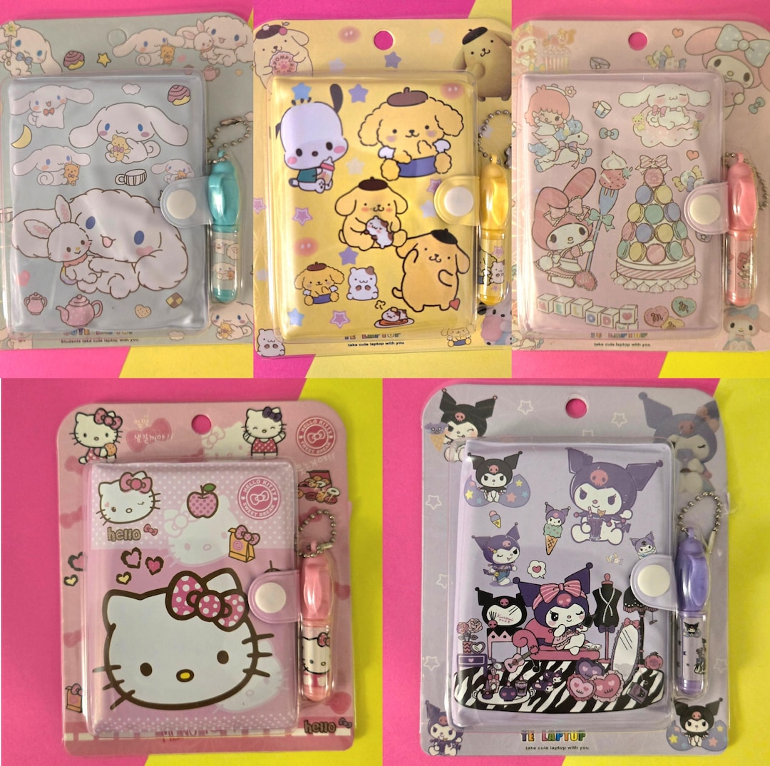 Sanrio Mini Notebook, Sanrio Stationary, Sanrio, Hello Kitty Notebooks ...