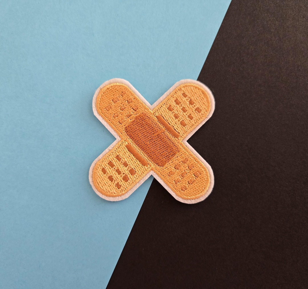 Band-aid Embroidered Iron on Patch: Medical Applique - Etsy
