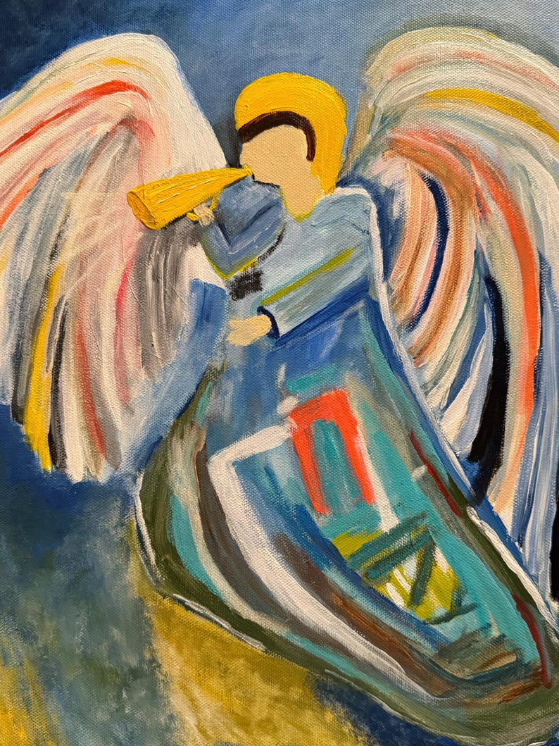 Angel Note Cards, Original Art, Special Occasions - Etsy