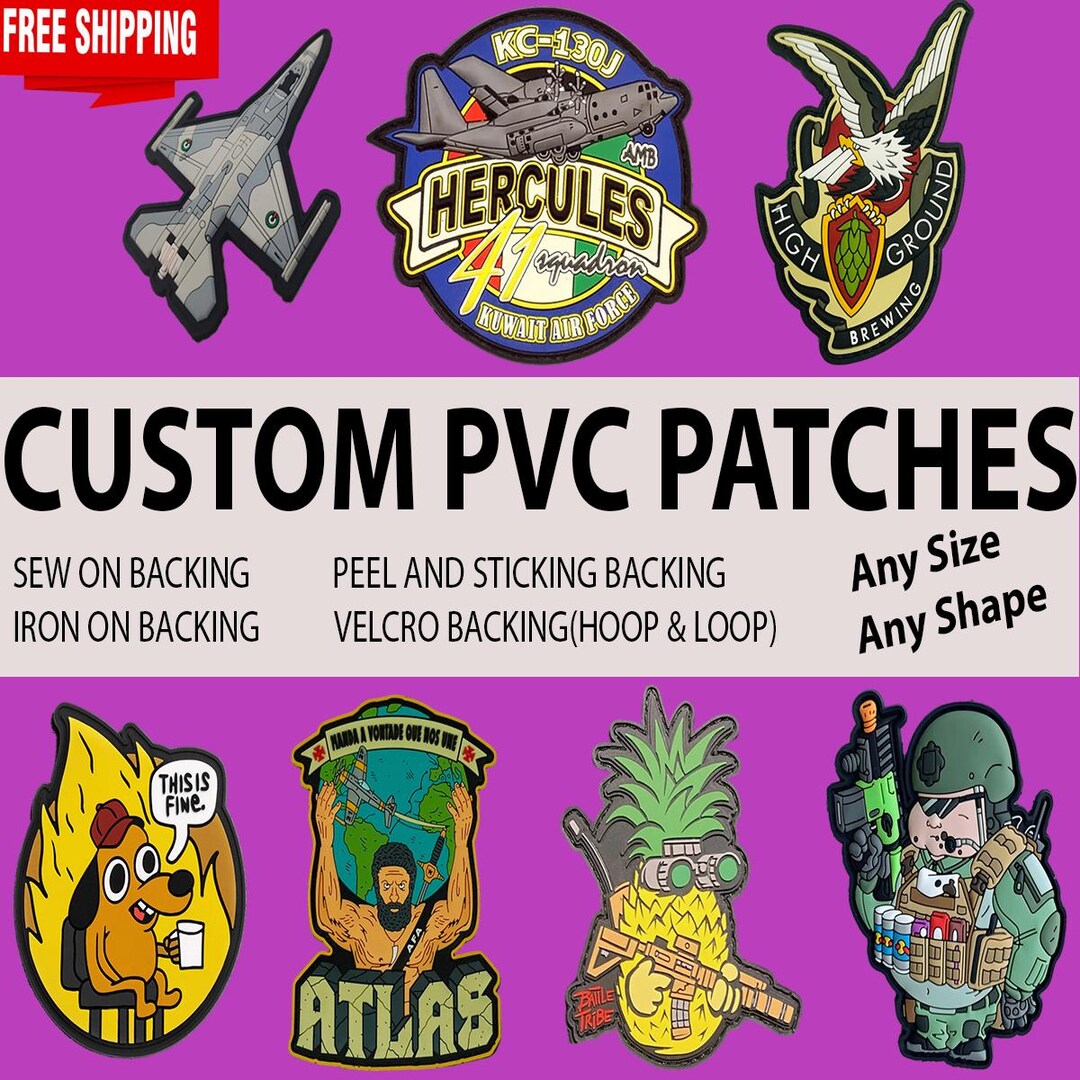 Custom Pvc Patch, 3D Rubber Silicone Patches, Custom Hook and Loop ...