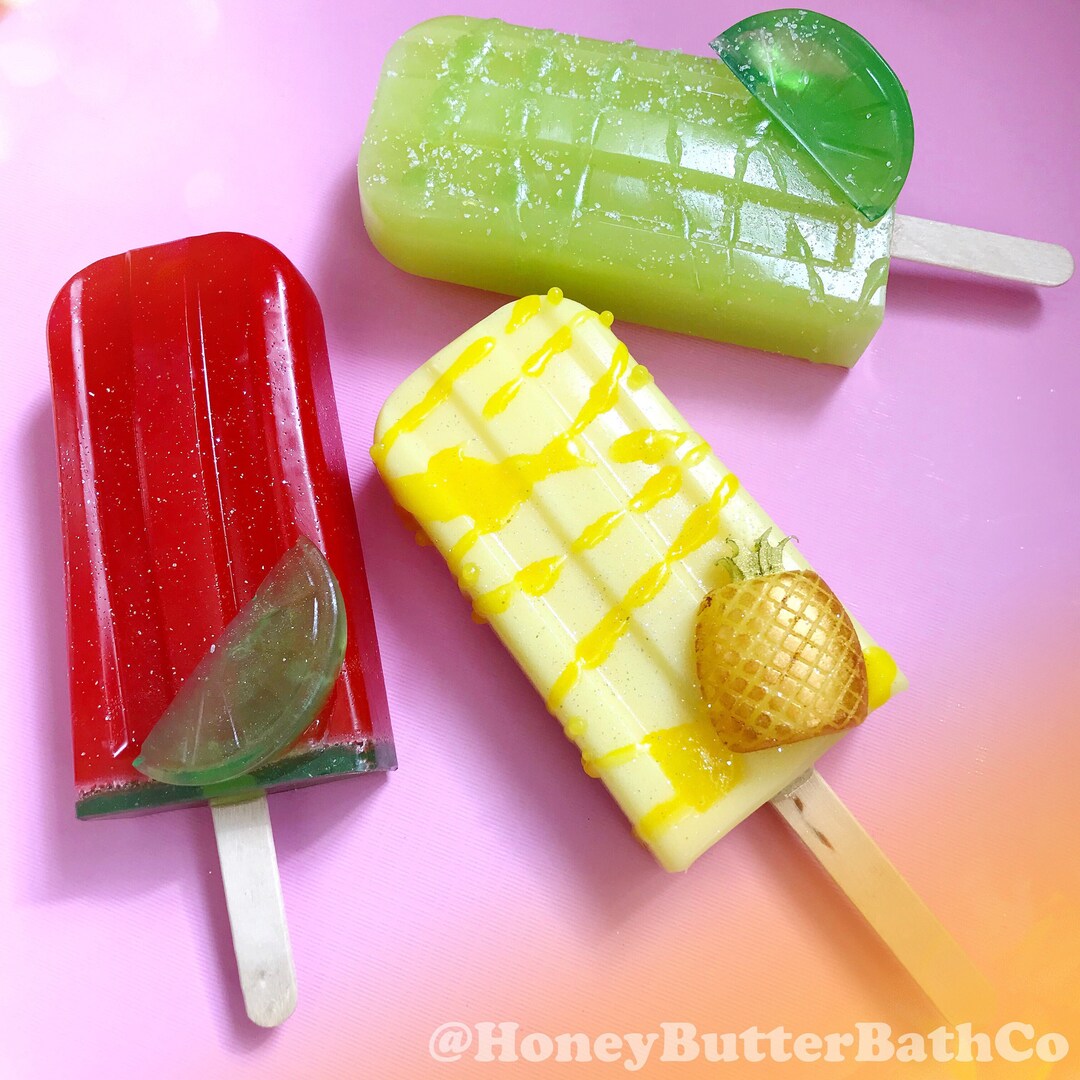 Large Soap Popsicle | Custom Scent, Soap, Popsicle Soap, Birthday ...