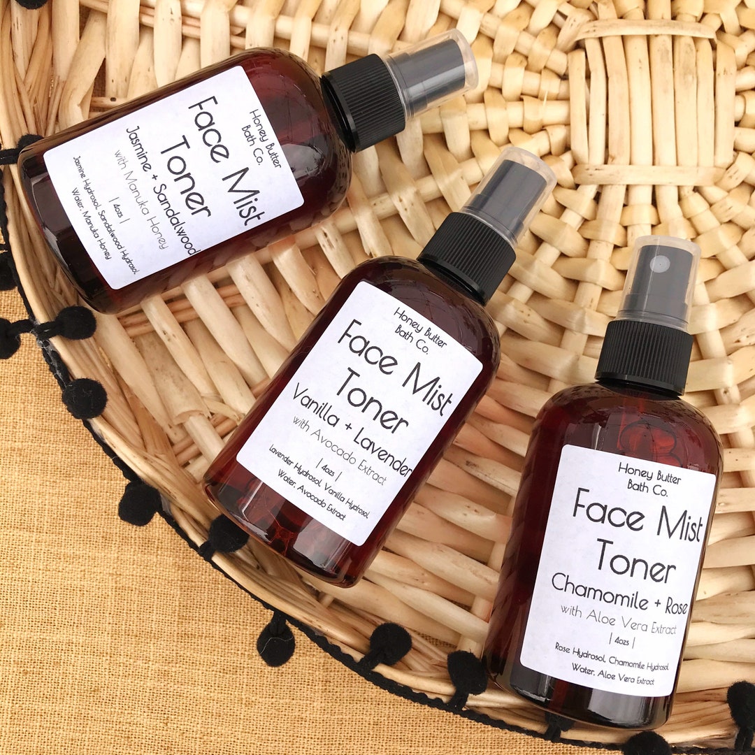 Floral Face Mist: Natural Facial Toner, Choose Your Scent, Self Care ...