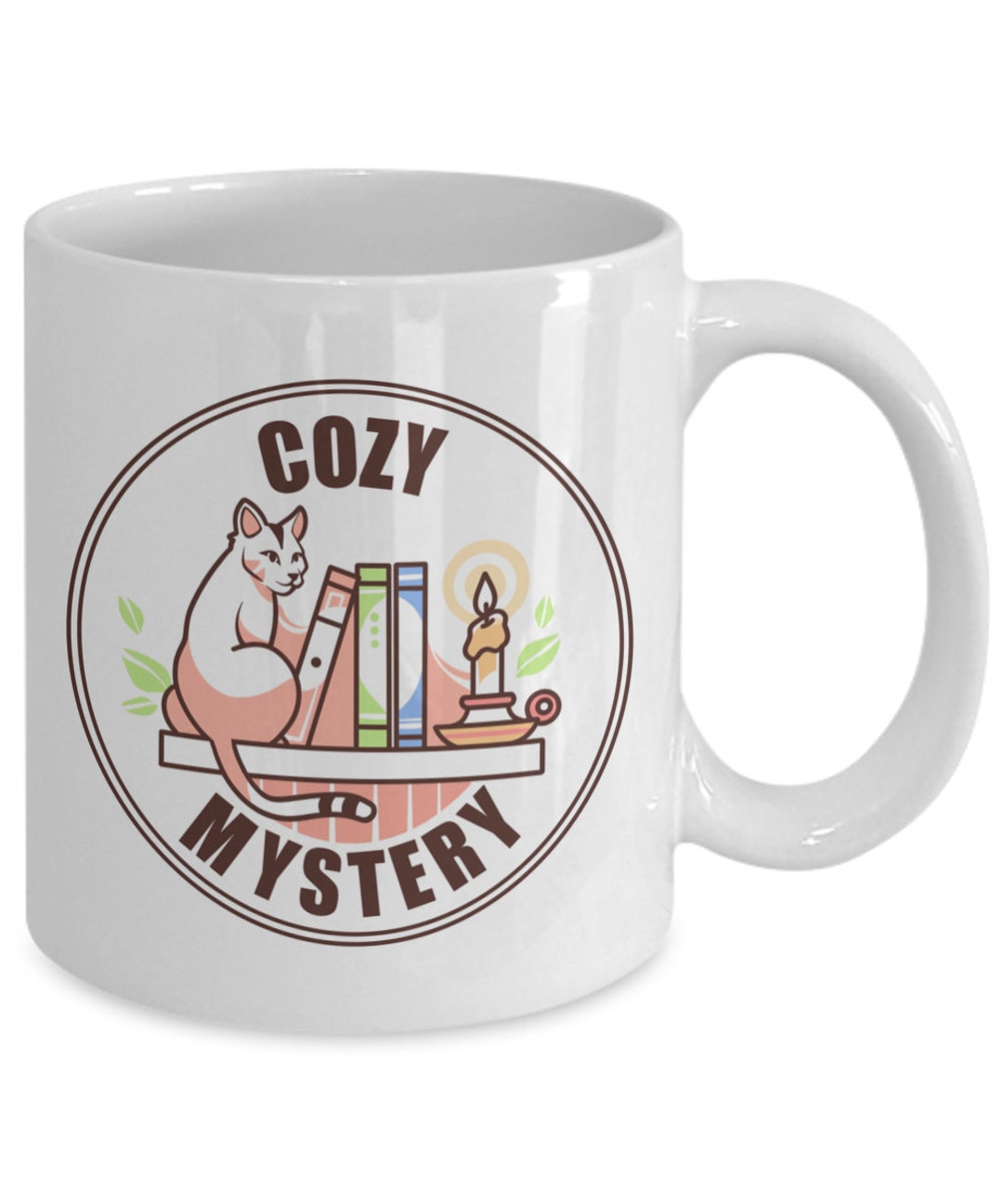 Cozymystery Mug Circle Logo - Etsy