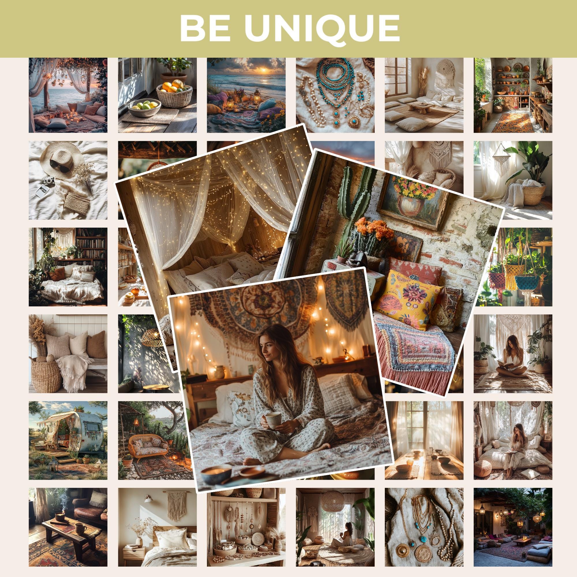 Natural Boho Vibes Photos - Neutral | Faceless | Digital Marketing ...