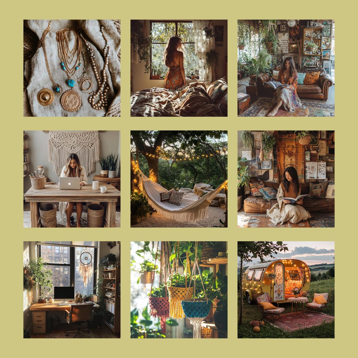 Natural Boho Vibes Photos - Neutral | Faceless | Digital Marketing ...