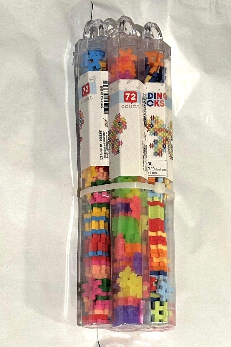 Lot of 5 Bullseye Playground Mini Building Blocks 72 Pcs - Etsy