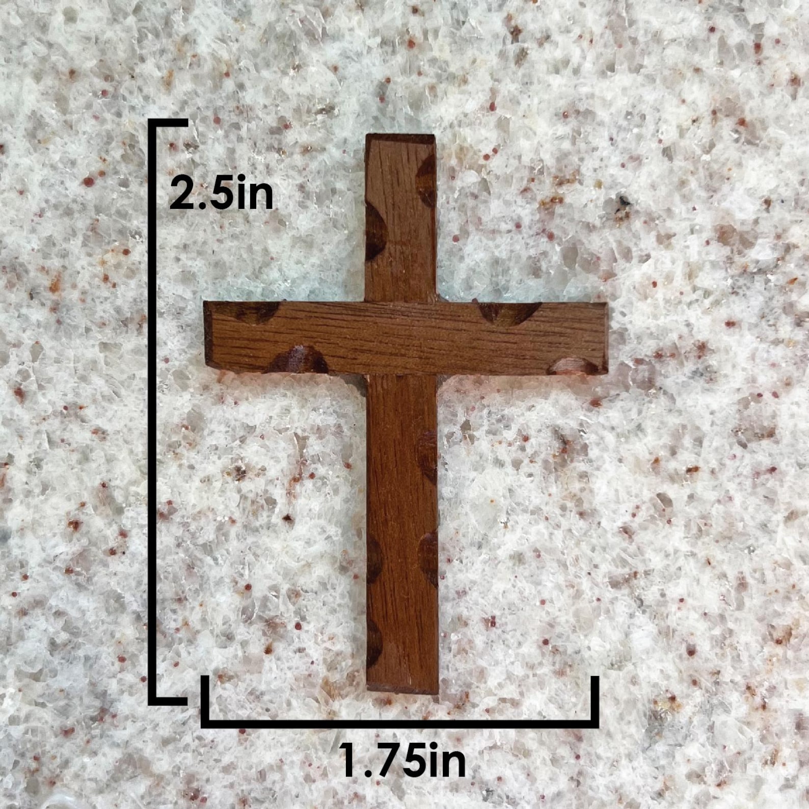 Handmade Small Black Walnut Wooden Cross | Comfort Decor | Christian ...