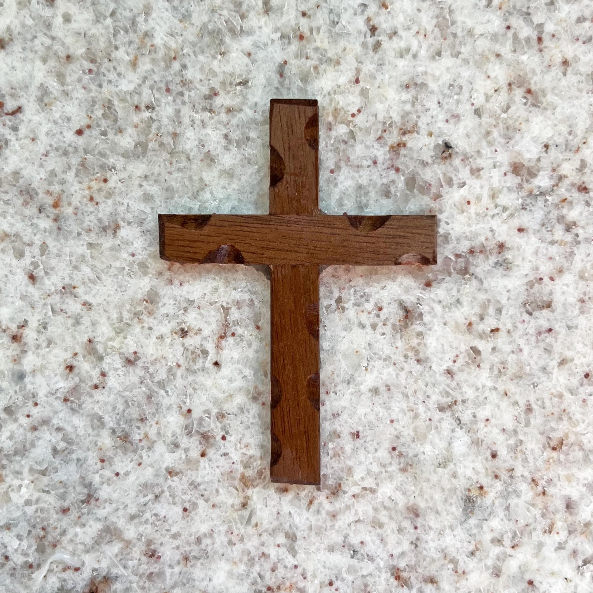 Handmade Small Black Walnut Wooden Cross | Comfort Decor | Christian ...