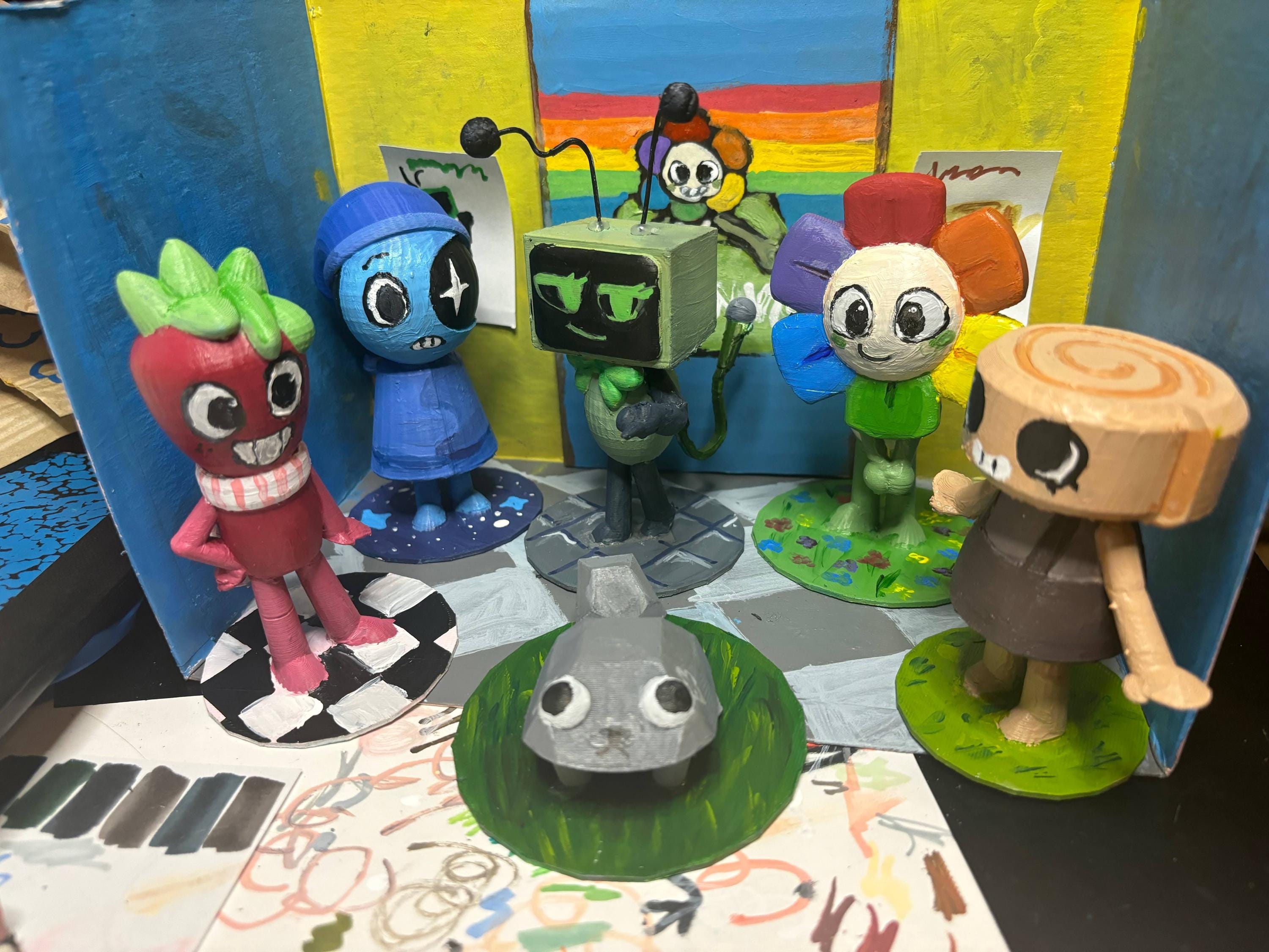 Dandy's World Figures, 3D Printed and Painted - Etsy UK