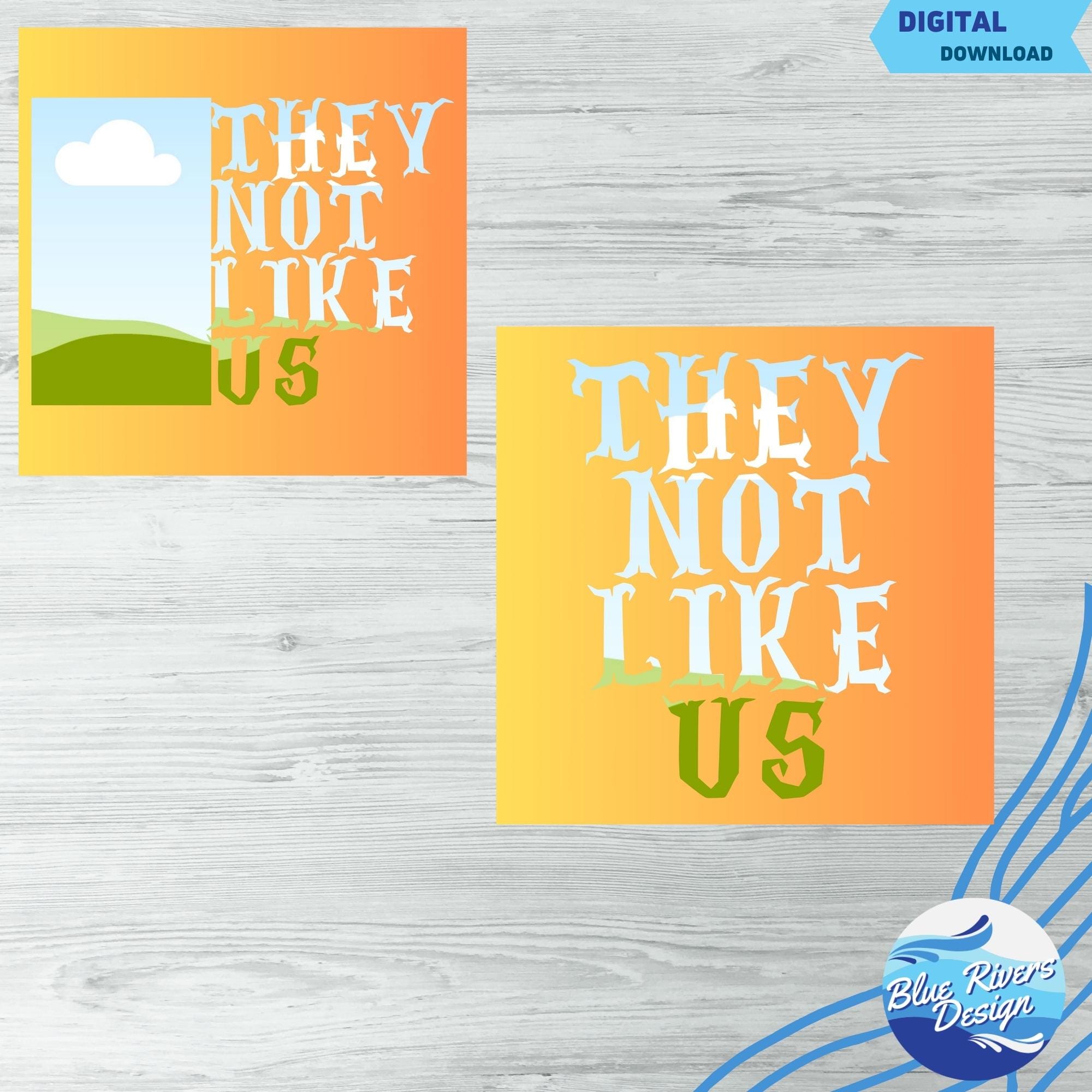 They Not Like Us Canva Frame Templates, 10 Different Styles, Drag ...
