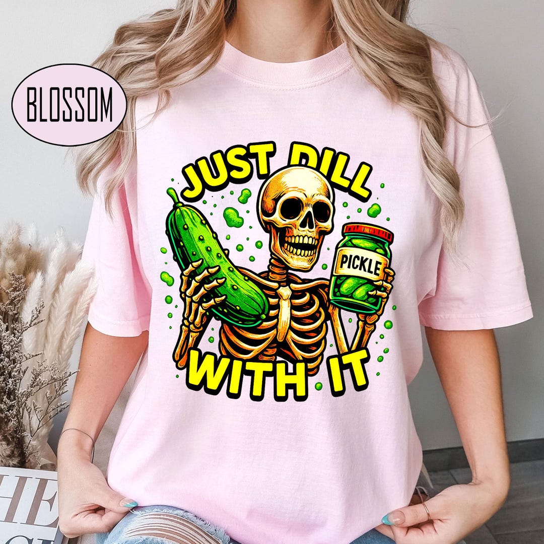 Just Dill With It Png, Funny Pickle Png, Humor Vegetable Png, Pickle ...