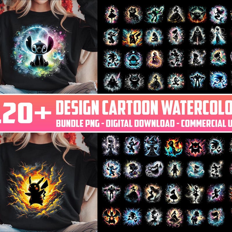 Funny Watercolor Clipart - Etsy