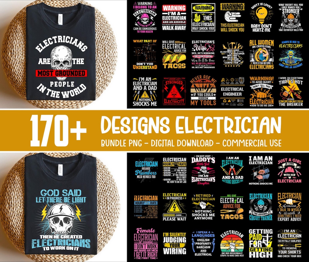 170+ Files Electrician Png Bundle, Electrician Png, Electrician Quotes ...