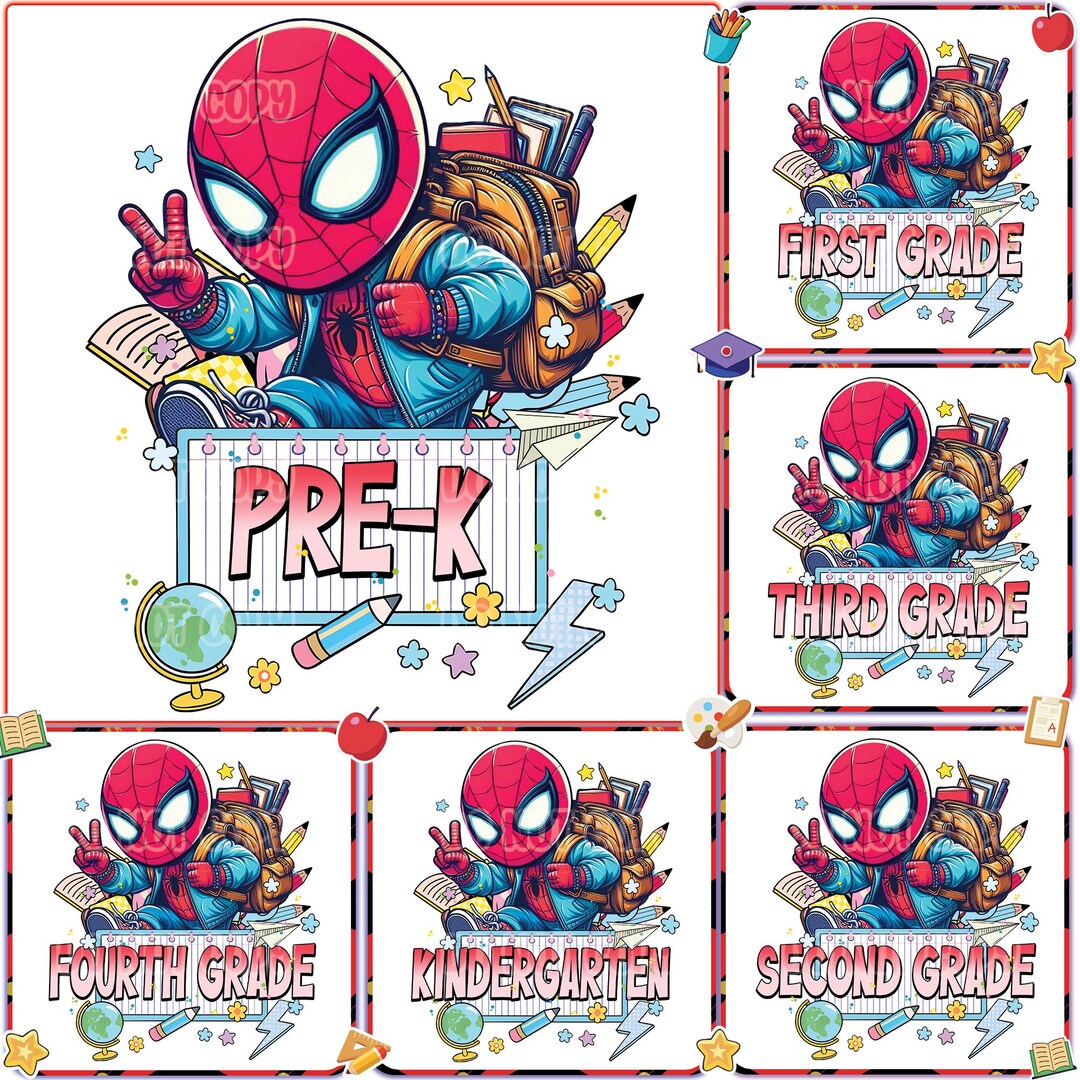 Back to School Super Hero Bundle PNG, Teacher Shirt, First Day of ...